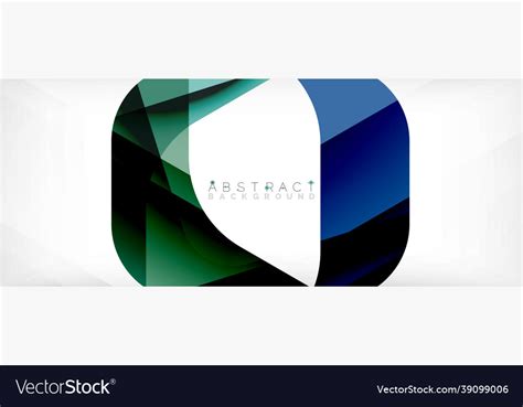 Minimal Abstract Background Color Overlapping Vector Image