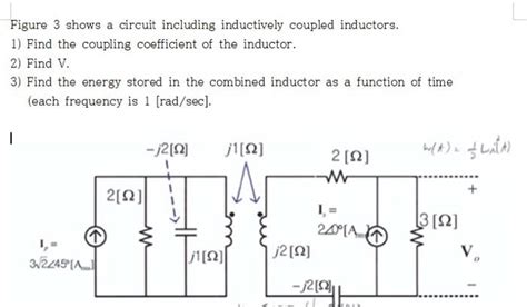 Solved Figure 3 Shows A Circuit Including Inductively