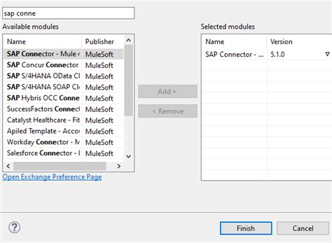connecting sap application server using mulesoft sap connector