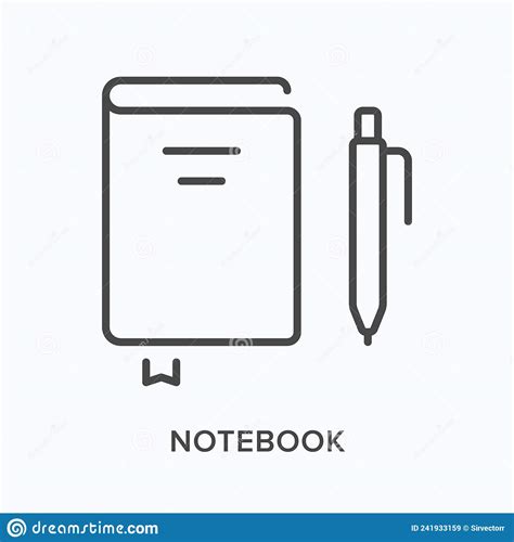 Linear Workbook Icon From Business And Analytics Outline Collection Thin Line Workbook Vector