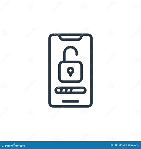 Mobile Password Icon Vector Of Mobile Security In Trendy Style 321039624