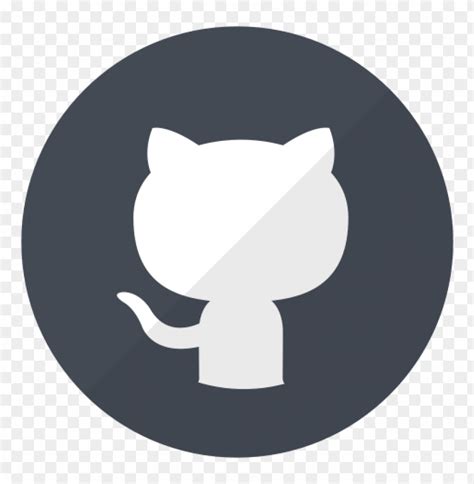 Github Monochrome Octocat Cutout Toppng