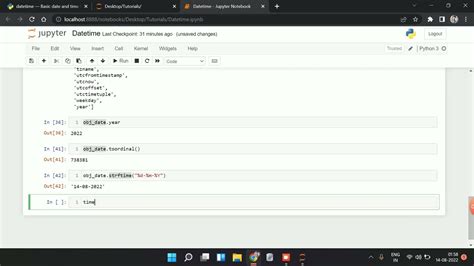 Datetime Module Python Basic Tutorial Youtube