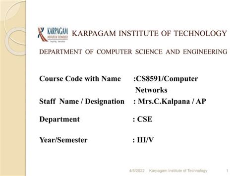 Unit 5 Application Layer Ppt