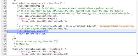 An `undefined` Value Is Returned By `overlayrefdetach` · Issue 7408