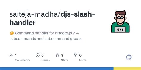GitHub Saiteja Madha Djs Slash Handler Command Handler For Discord Js V Subcommands And