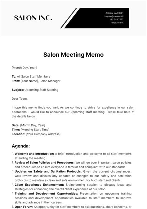 Free Meeting Memo Templates To Edit Online And Print