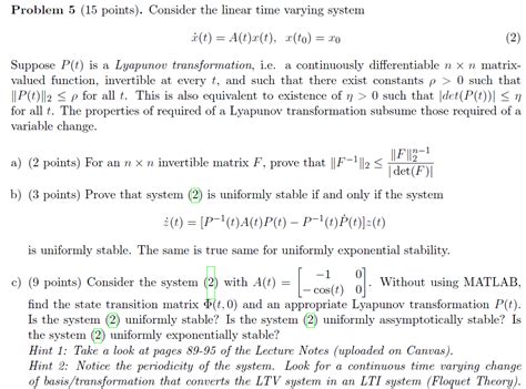 Solved Problem Points Consider The Linear Time Chegg