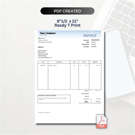 Invoice Creator Manager Invoice Tracker Spreadsheet Invoice Template