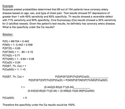 Medical Testing Bayes Theorem