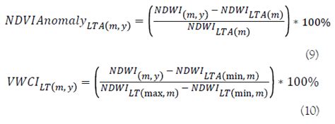 Investigate The Sensitivity Of The Satellite Based Agricultural Drought
