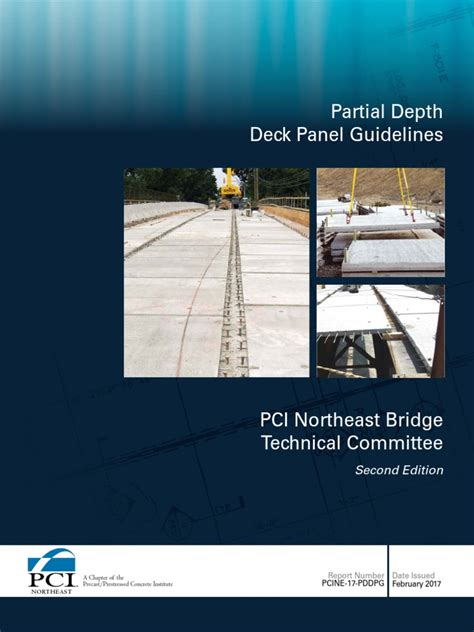 Pcine Spec Sec Precast Partial Depth Panel Guidelines 2nd Ed Pdf
