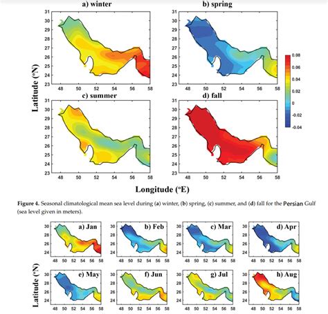 Sea Level Variability In The Persian Gulf In Comparison With Global Oceans Maritime Education
