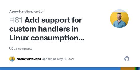 Add Support For Custom Handlers In Linux Consumption Plans · Issue 81