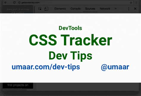 The CSS Tracker Panel Chrome DevTools Dev Tips