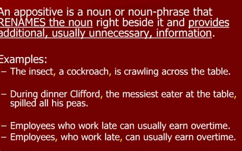 Examples Of When To Use Commas When To Use Commas Nouns Phrase