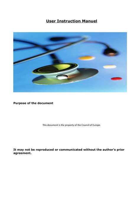 45 Free Printable Instruction Manual Templates [word Pdf]
