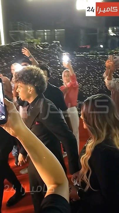 امام عاشور وزوجته ‏ياسمين ️لحظة وصلهم افتتاح مول إسلام سعد Youtube