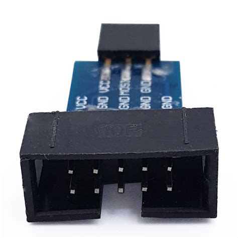 Đế Chuyển đổi Avr Isp Usbasp Stk500 10 Pin Sang 6 Pin Nshop