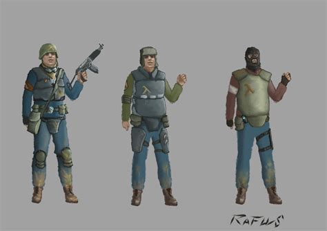 Artstation Rebel Outfits From Half Life 2