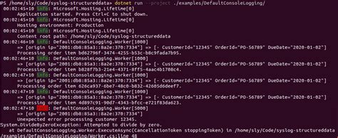 Syslog Structured Data For Microsoft Extensions Logging Software