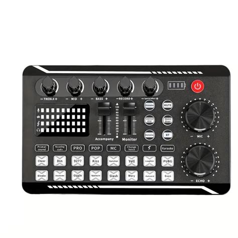 Streaming Audio Mixer Rgb Audio Interface With Professional Preamp