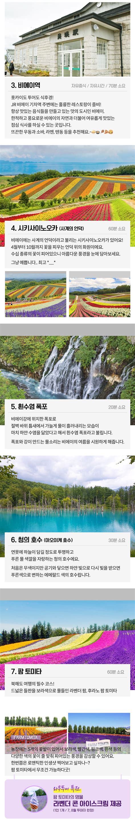 한국인 가이드 북해도 삿포로 1일 버스투어 비에이and후라노투어 일본 라쿠투어 클룩 Klook 한국