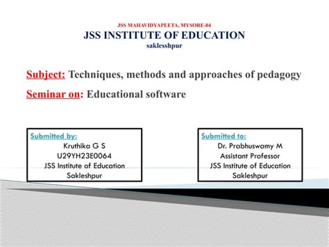 Educational Software Reference Software Pptx