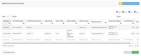 Gravity Forms Integration Wpdatatables Tables And Charts Wordpress Plugin