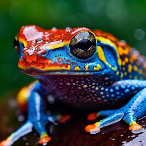 Premium Photo Close Up Photography Green Toad Highly Detailed Perfect Light