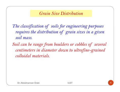 Lecture 2 Grain Size Distribution Pdf Geology Science
