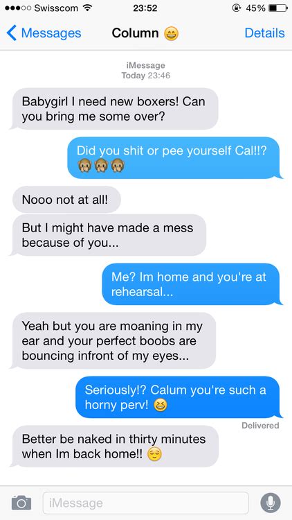 I Will Nevet Forget About You Horny Texting 5sos Fake Texts