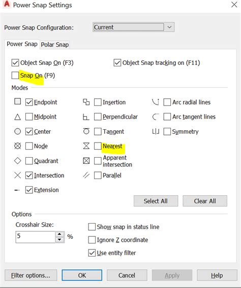 Ellipse Command Toggles On The Nearest Snap Override Autodesk Community