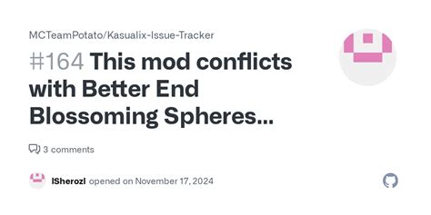 This Mod Conflicts With Better End Blossoming Spheres With Connector