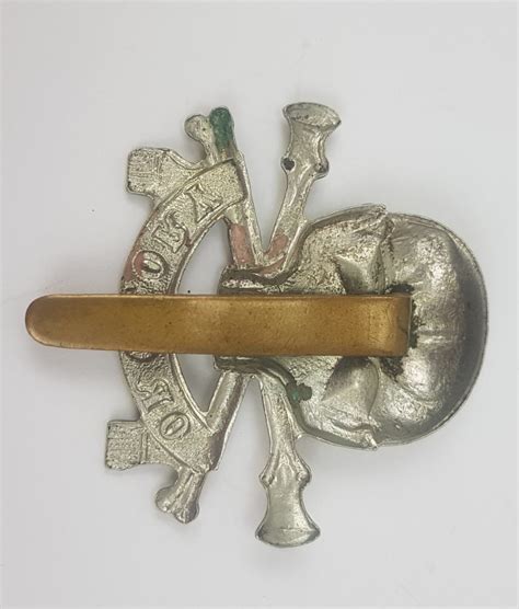 Ww2 17th21st Lancers Cap Badge Sally Antiques