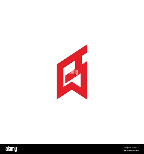 Letter Hp Unique Geometric Line Logo Vector Stock Vector Image Art Alamy