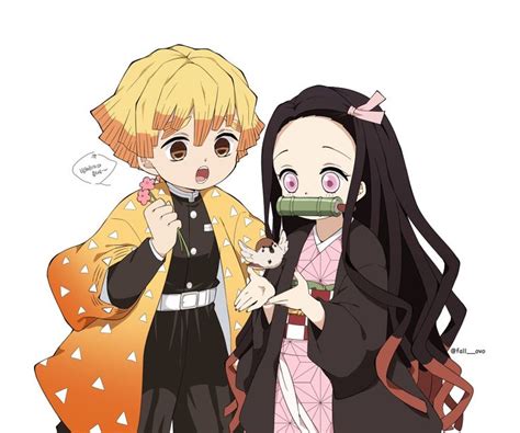 Save Follow Nezuko Kamado Zenitsu Agatsuma Demon Slayer Kimetsu No Yaiba Demon