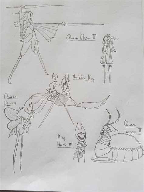 The Monarchs Of Bug Fables Drawn In The Style Of Hollow Knight R Bugfables