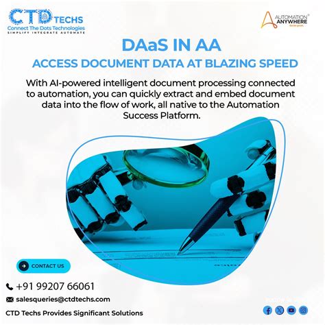 Ctd Techs Pvt Ltd On Linkedin Automationanywhere Aipowered Documentprocessing
