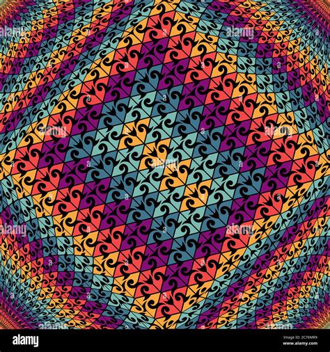 Vector Abstract Rhythmic Geometric Background Stock Vector Image And Art Alamy