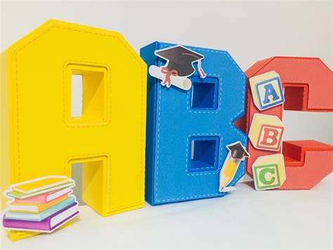 Letras Abc Personalizadas Em 3d Elo7 Produtos Especiais