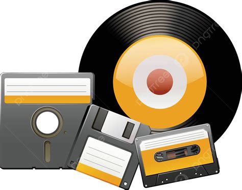 Classic Disks And Tapes Floppy Disk Disk Music Vector Floppy Disk