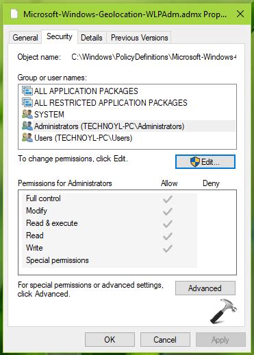 Fix Namespace Microsoft Policies Sensors Windowslocationprovider Is Already Defined In