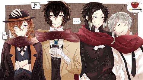 Wallpaper Dazai Osamu Nakahara Chuuya Nakajima Atsushi Bungou