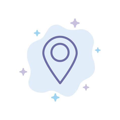 Location Map Marker Pin Blue Icon On Abstract Cloud Background 13121094