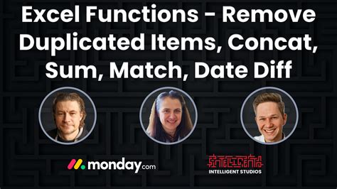 Excel Functions In Monday Remove Duplicated Items Concatenate Sum