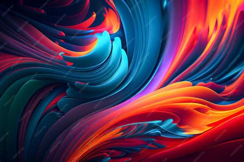 Premium Photo Abstract Colorful 4k Wallpaper 3d Illustration