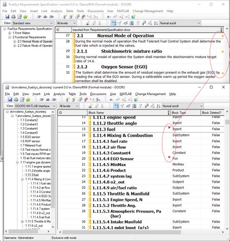 Managing Requirements For Fault Tolerant Fuel Control System Ibm Doors Matlab And Simulink
