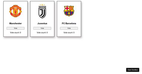 Voting System Codesandbox