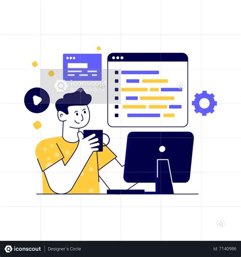 Web Developer Illustration Free Download Business Illustrations Iconscout